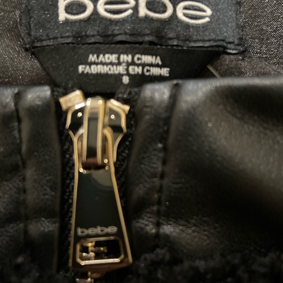 bebe | Jackets & Coats | Bebe Faux Leather Jacket Nwt | Poshmark